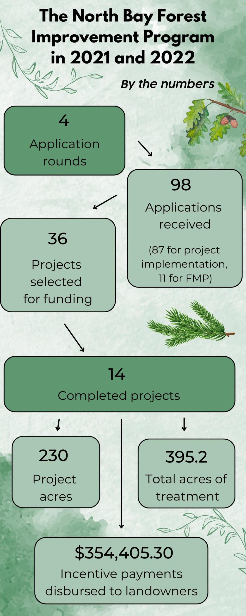 North Bay Forest Improvement Program 2021 - 2022 Summary - After the ...